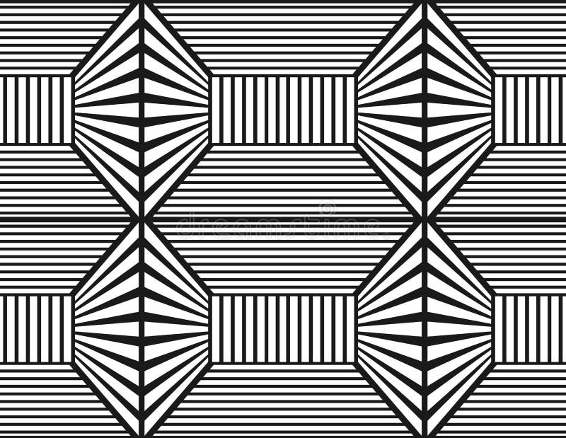 Abstract Geometric Pattern of Parallel Horizontal, Vertical and ...