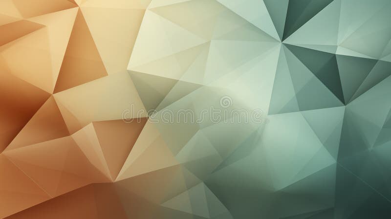 Abstract Geometric Pattern in Pastel Colors. Background in Brown, Green ...