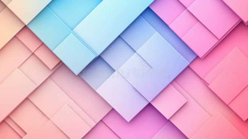 Abstract Geometric Pattern with Pastel Colors Created in a Modern ...