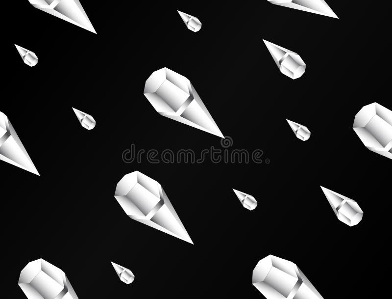 Abstract Geometric Pattern of Precious Stones. Diamond, Diamond ...