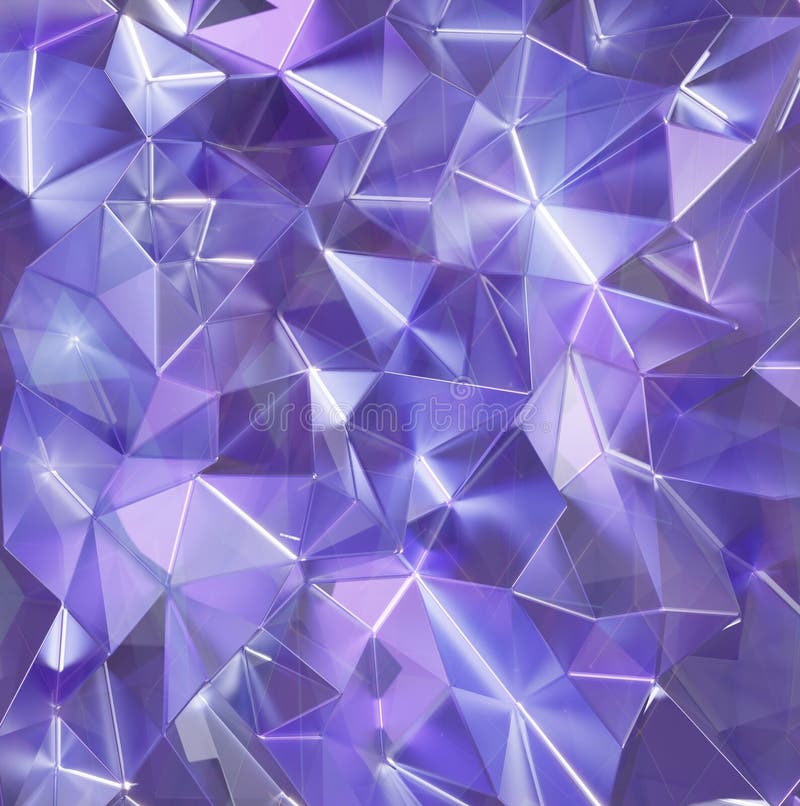 Abstract Geometric Pattern Purple Background Triangular Polygon ...