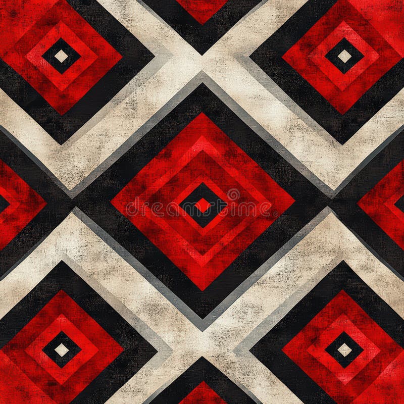 Abstract Red Black Background Geometric Shapes Texture Perfect ...