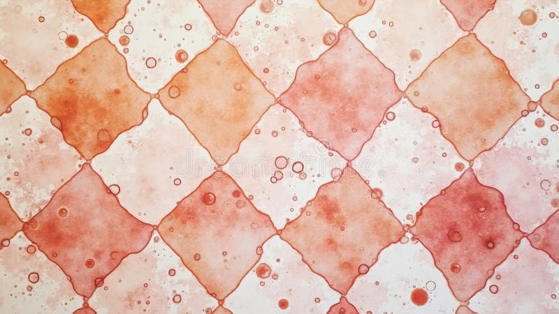 Abstract Geometric Pattern with Red and Orange Diamond Shapes and ...