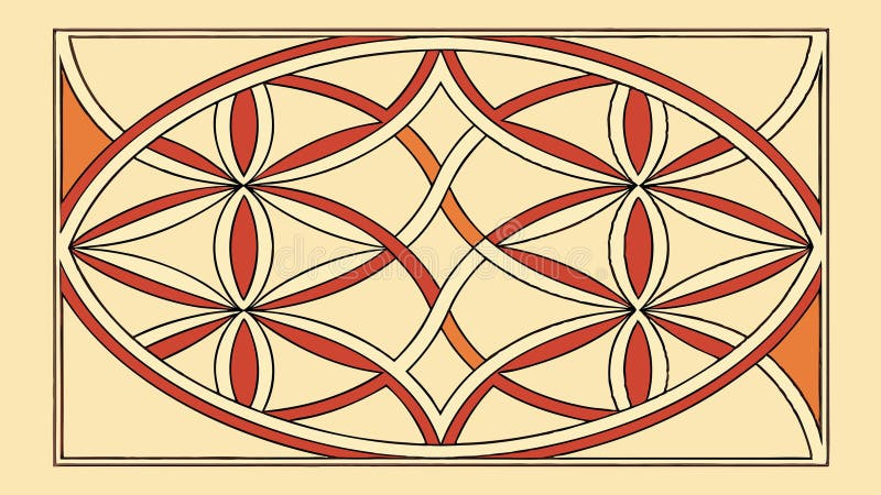 Abstract Geometric Pattern with Repetitive Angular Forms, Vector Design Generative AI Stock ...