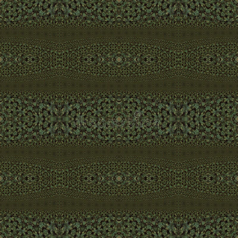 Abstract Geometric Pattern Seamless Background. Dark Green Texture ...