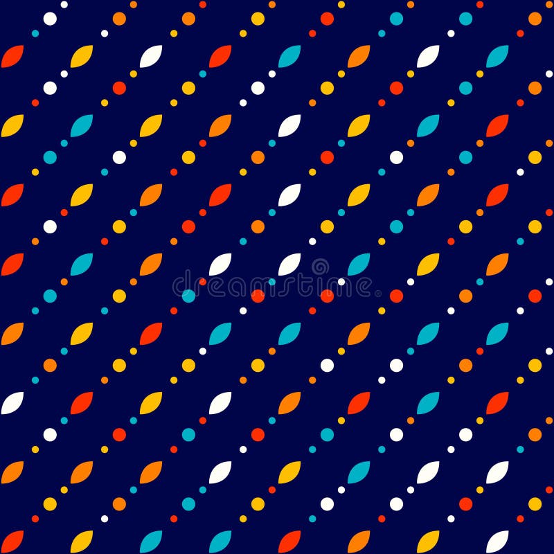 Abstract Geometric Pattern, Small Spots and Dots Stock Vector ...