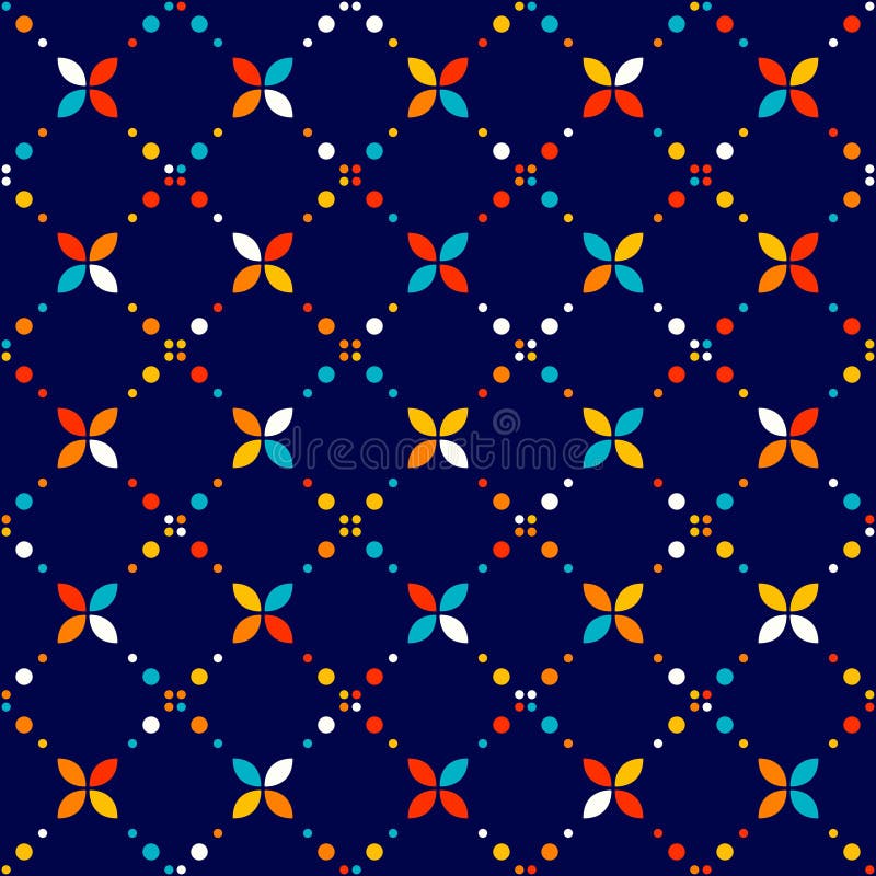 Abstract Geometric Pattern, Small Spots and Dots Stock Vector ...