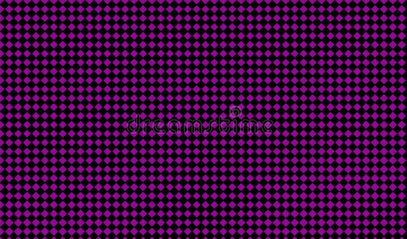 Abstract Geometric Pattern with Small Squares. Black and Purple Color ...