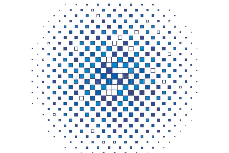 Abstract Geometric Pattern with Small Squares. Design Element ...