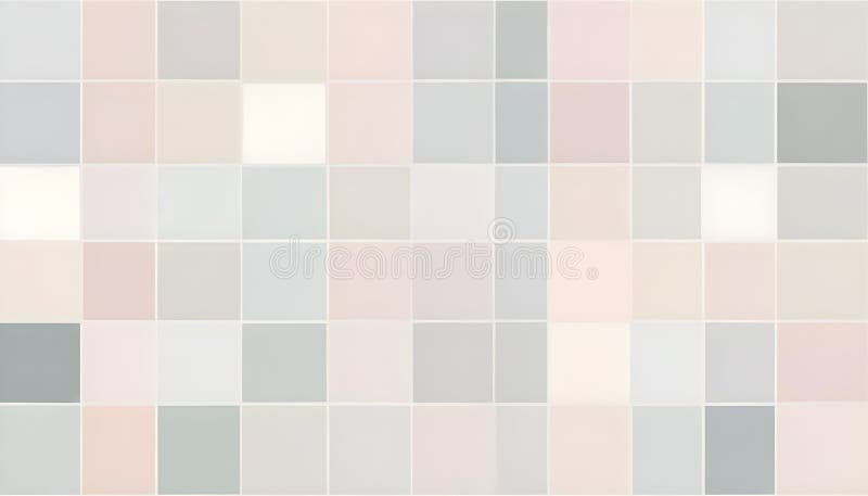 Abstract Geometric Pattern of Small Squares in Pastel Colors, Creating ...