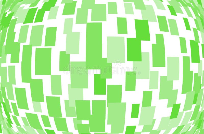 Abstract Geometric Pattern with Squares, Rectangles. Green Color Vector ...