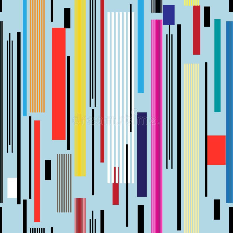 Abstract Geometric Pattern of Stripes Stock Vector - Illustration of ...