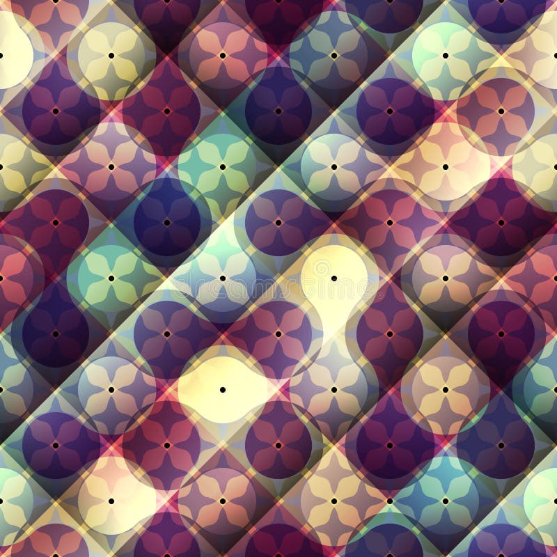 Abstract Geometric Pattern with Transparent Stock Vector - Illustration ...