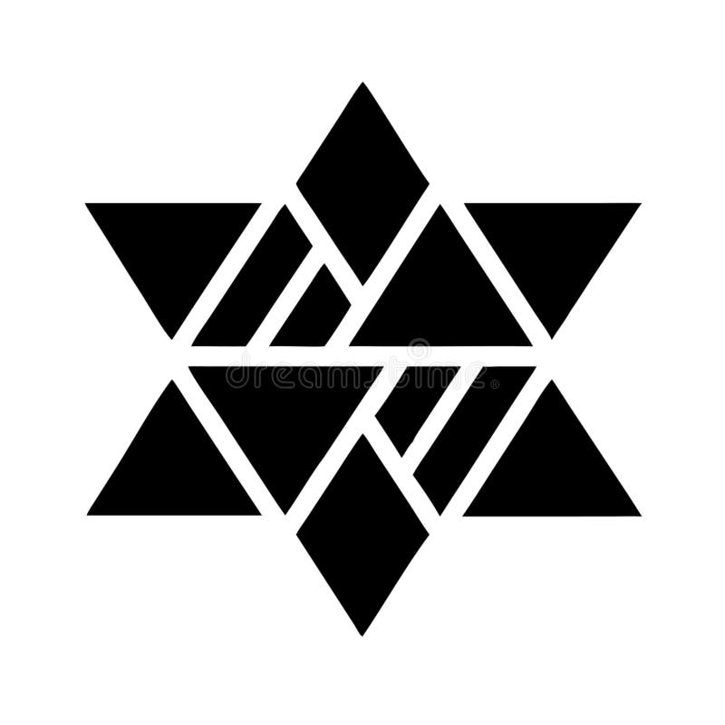 Abstract Geometric Pattern of Triangles, Modern Design Element, Vector Design Generative AI ...