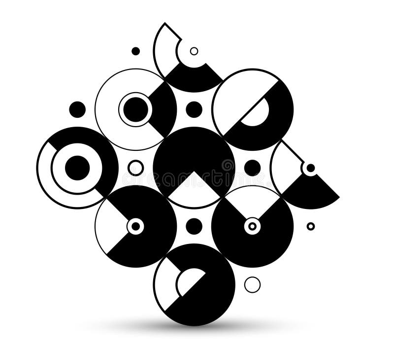 Abstract Geometric Pattern Vector Background Isolated, Tech Style ...