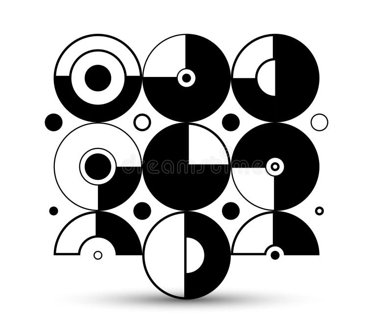 Abstract Geometric Pattern Vector Background Isolated, Tech Style ...