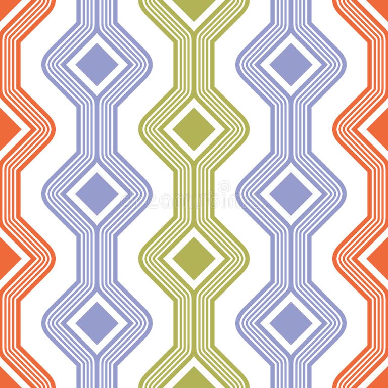 Abstract Geometric Pattern with Vertical Multicolored Stripes on a ...