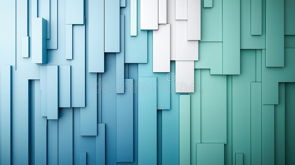 Abstract Geometric Pattern with Vertical Rectangular Shapes in Gradient ...