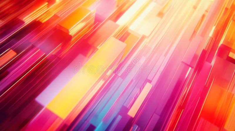 Abstract Geometric Pattern with Vibrant Colors and Diagonal Rectangles ...