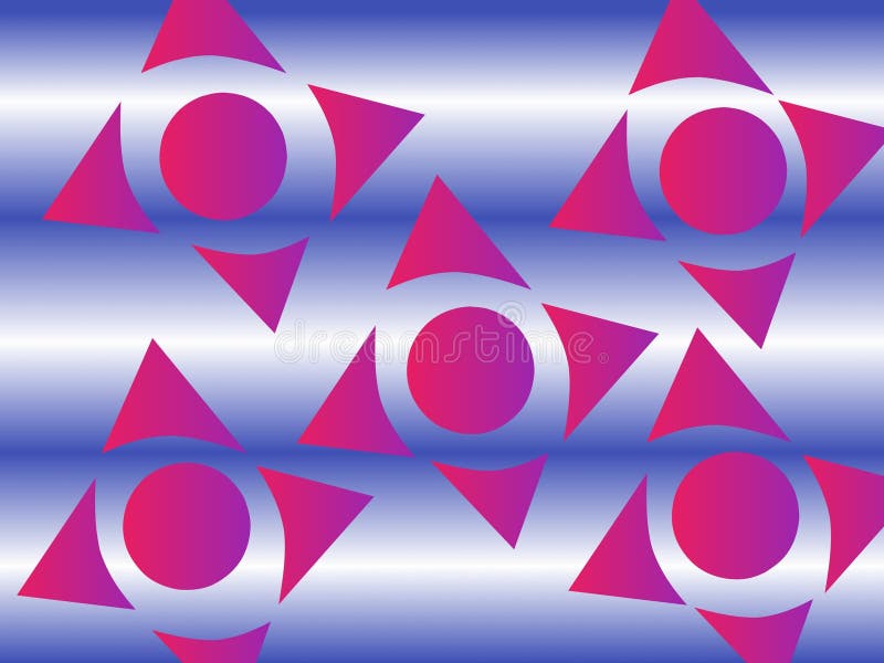 Abstract Geometric Pattern with Vibrant Shapes and Gradient Background ...