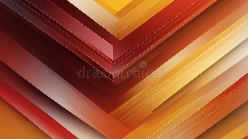 Abstract Geometric Pattern with Vibrant Warm Colors in Overlapping ...