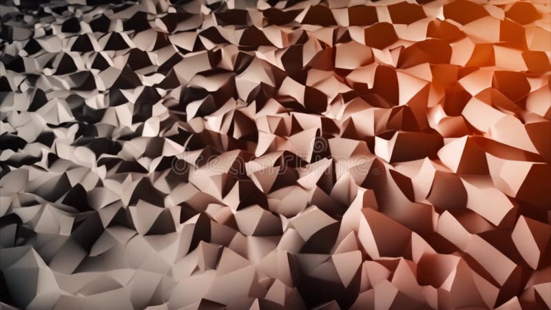 Abstract Geometric Pattern with Warm Colors Stock Video - Video of ...