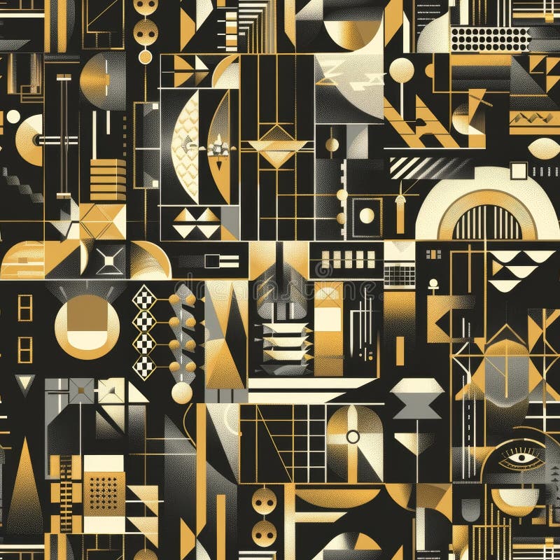 912 Abstract Geometric Patterns Gold Black Design Stock Photos - Free & Royalty-Free Stock ...