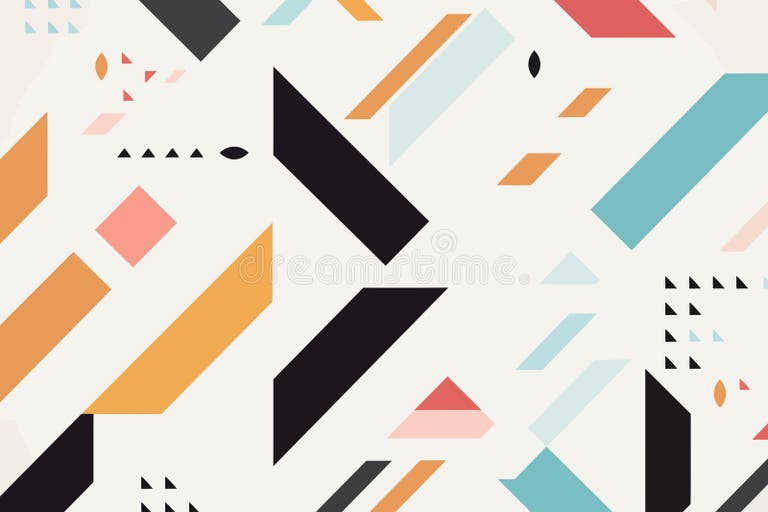 Abstract Geometric Patterns in Modern Design Isolated Vector Style ...