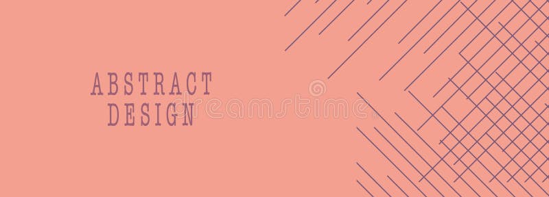 Abstract Geometric Patterns of Parallel Lines. Template for Postcards ...