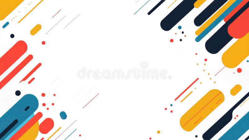 Abstract Geometric Patterns with Rectangles Create a Techinspired ...