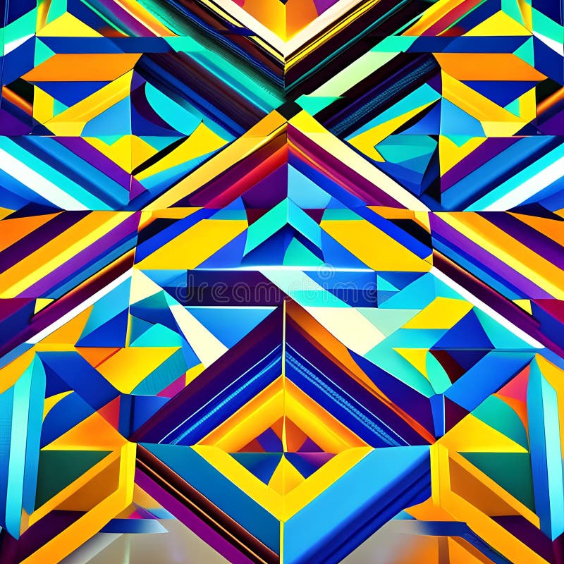 1144 Abstract Geometric Patterns: a Vibrant and Dynamic Background ...
