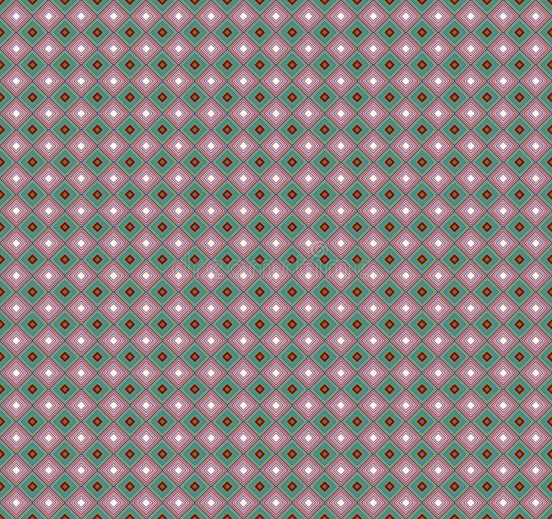 Tile Geometric Plaid Checkered Diamond Colorful Seamless Fabric ...