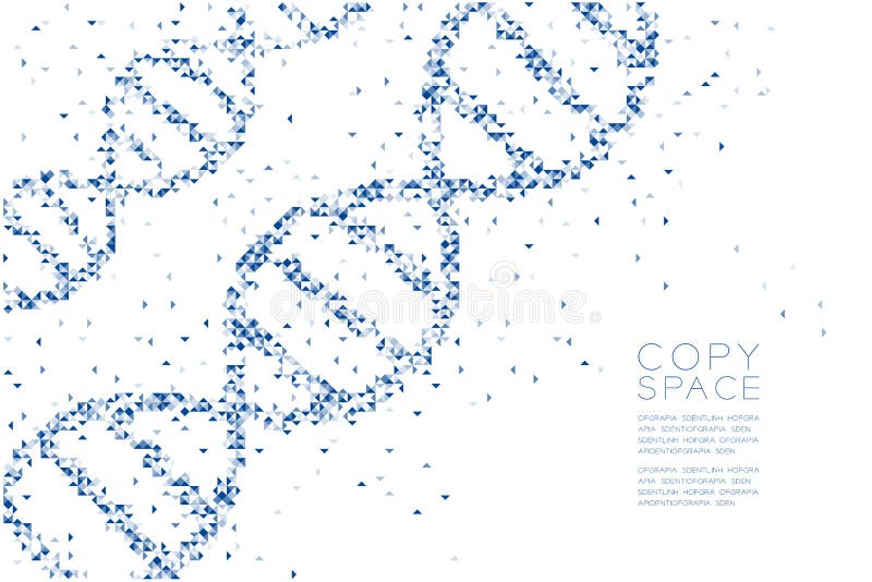 Abstract Geometric Polygon Square Box and Triangle Pattern DNA Shape ...