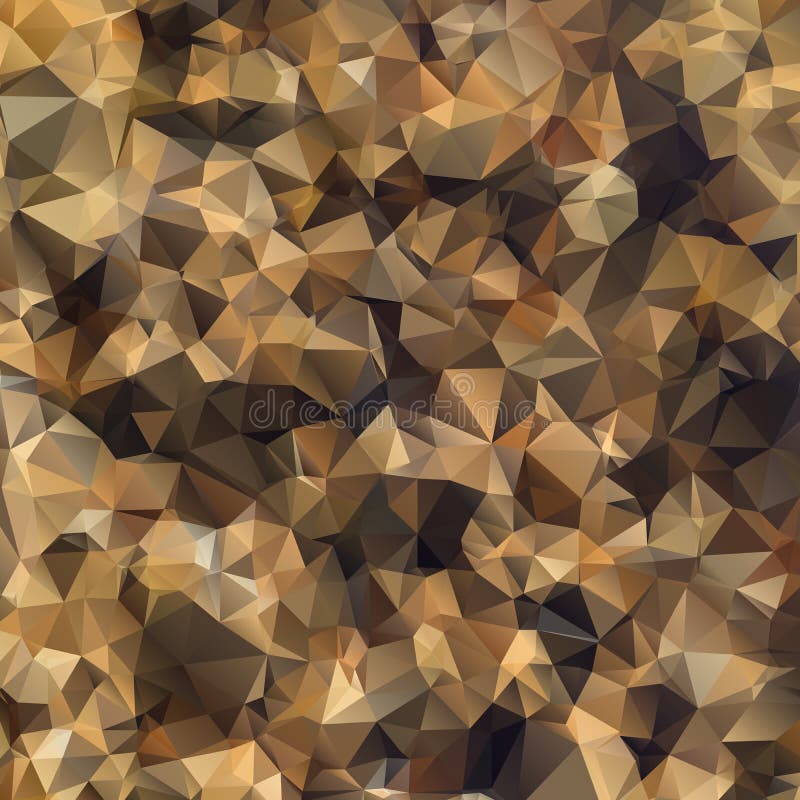 Abstract Geometric Polygonal Brown Background. Stock Vector ...