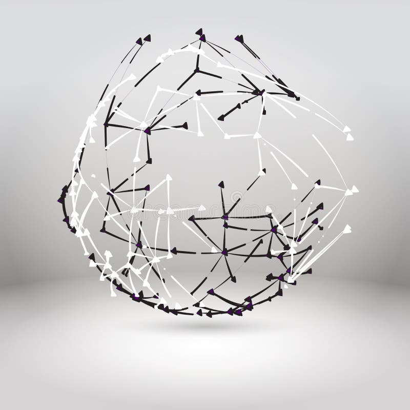 Abstract Geometric Polygonal Shape. Technology Vector Science ... Abstract Geometric Polygonal Shape. Technology Vector Science ...
