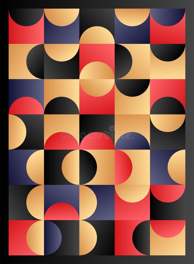 Abstract; Geometric Poster Cover Flyer Designs. Vector Illustration ...