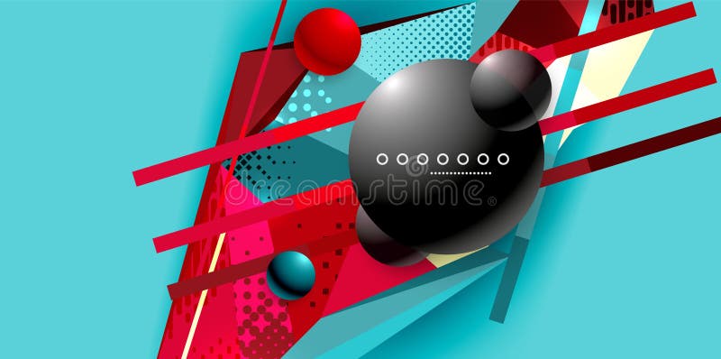 Abstract Geometric Poster Created with Polygonal Triangle Elements ...