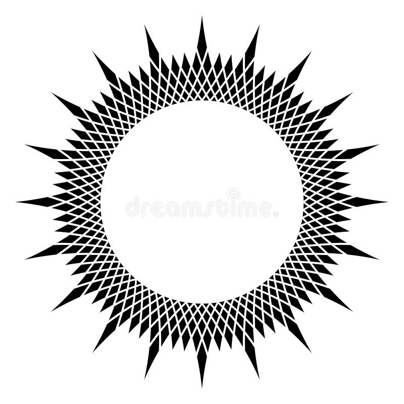 Serrated Circle Stock Illustrations – 681 Serrated Circle Stock ...