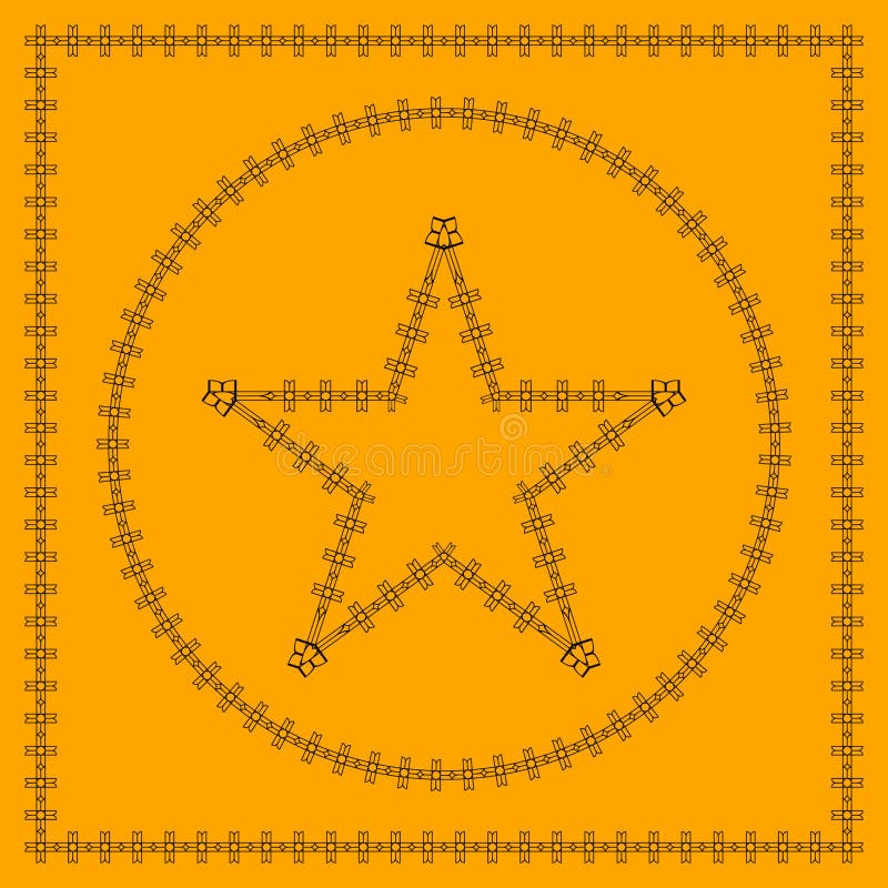 Abstract Geometric Radiance Pattern Design. Stock Illustration ...