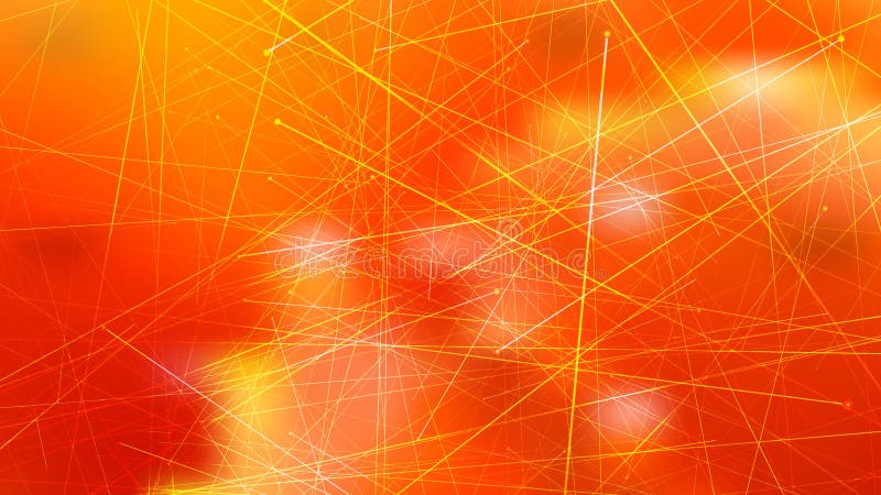 Abstract Geometric Random Irregular Lines Red and Orange Background ...