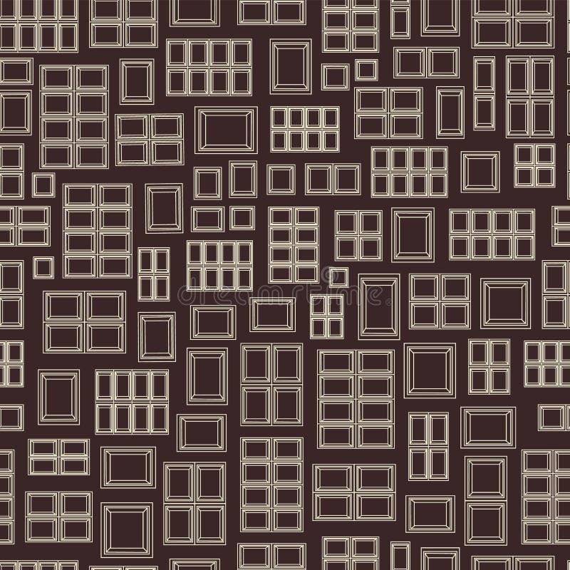 Abstract Geometric Rectangle Shapes Evoking Chocolate Tablets in a ...