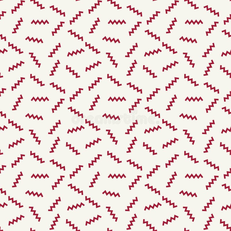 Abstract Geometric Red Deco Art Memphis Fashion Pattern Stock Vector ...