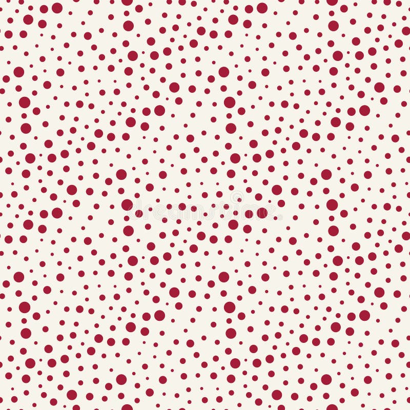 Abstract Geometric Red Deco Vector Dots Pattern Stock Vector ...