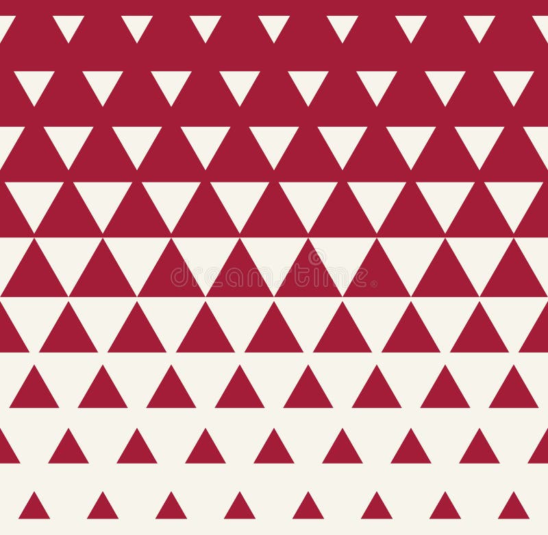 Abstract Geometric Red Graphic Design Print Triangle Halftone Pattern ...