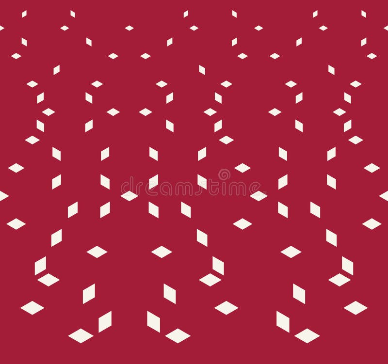 Abstract Geometric Red Graphic Minimal Halftone Pattern Stock Vector ...