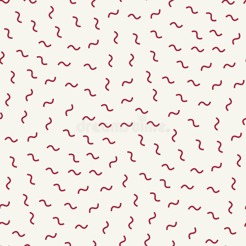 Abstract Geometric Red Memphis Fashion Design Weave Pattern Stock ...