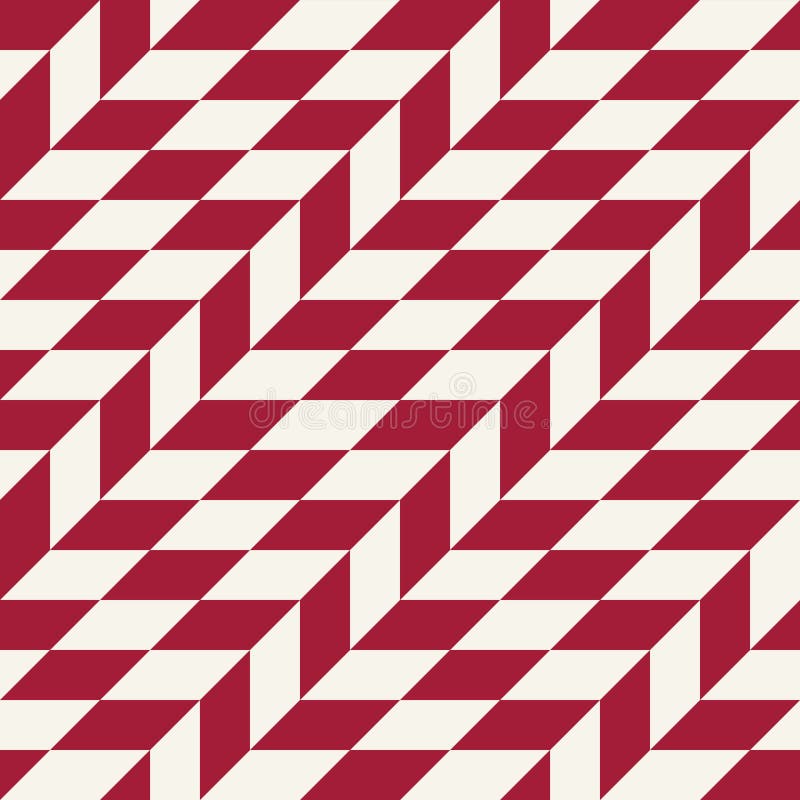 Abstract Geometric Red Minimal Graphic Design Print Checkered Pattern ...