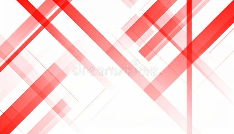 Abstract Geometric in Red, Modern Design Stripes Background with ...