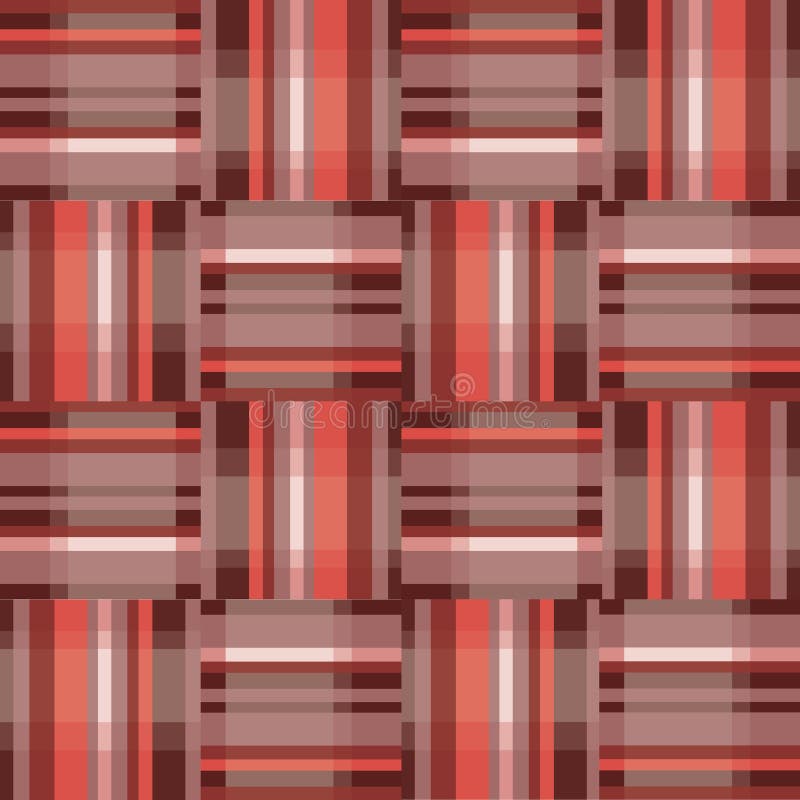 Abstract Geometric Red Seamless Pattern. Square Stripe Texture Stock ...