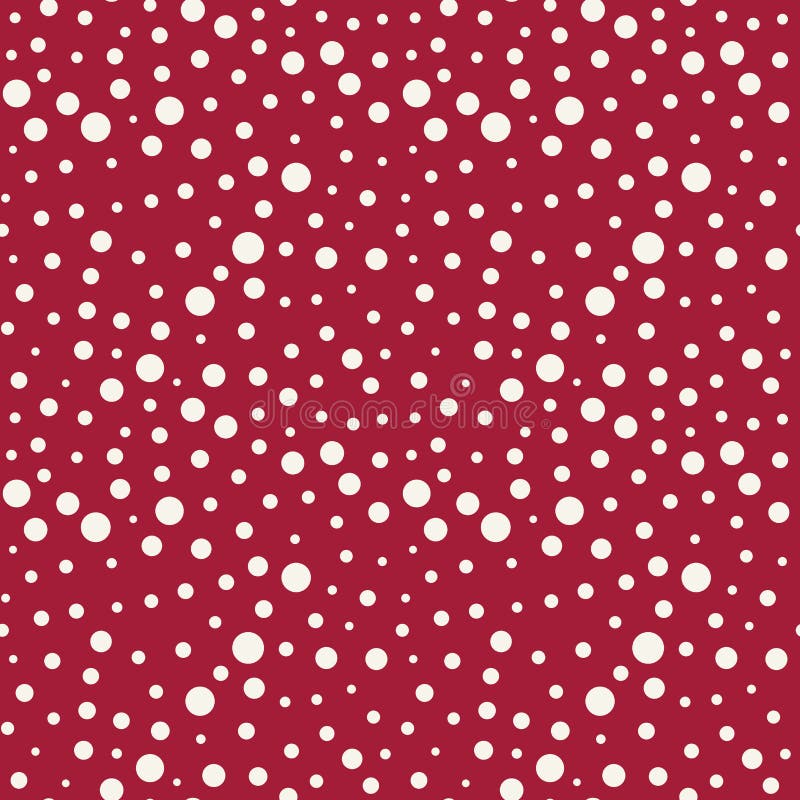 Abstract Geometric Red Vector Print Dots Pattern Stock Vector ...